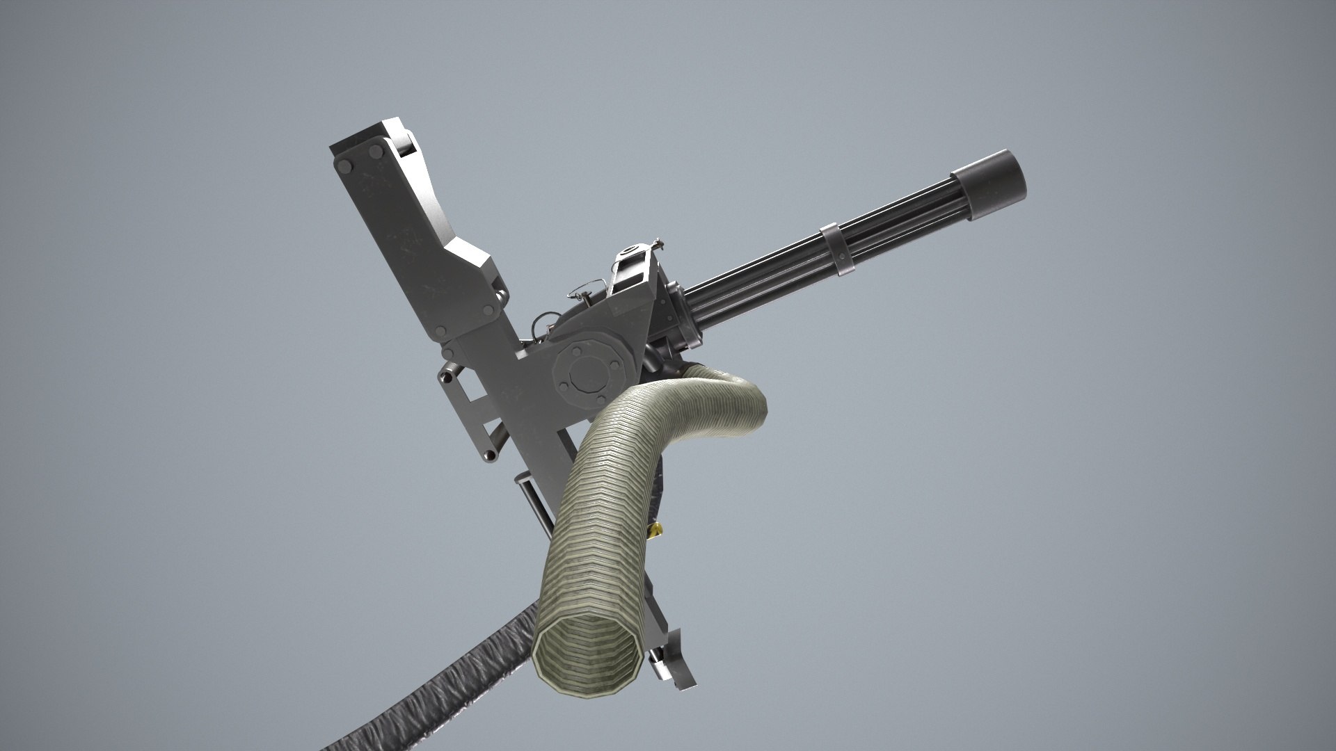 3D Machine Gun M134 Model - TurboSquid 2144894