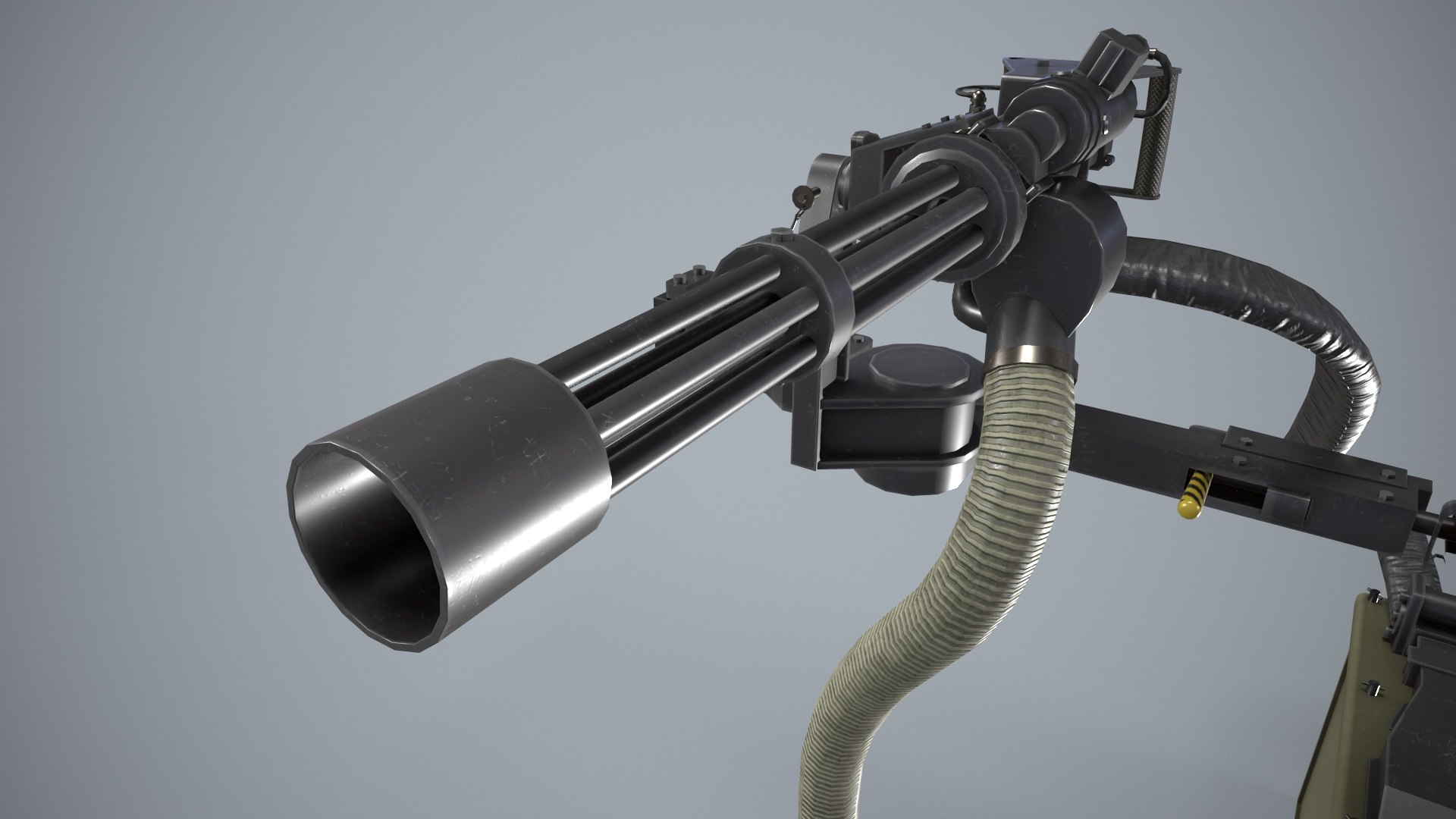 3D Machine Gun M134 model - TurboSquid 2144894