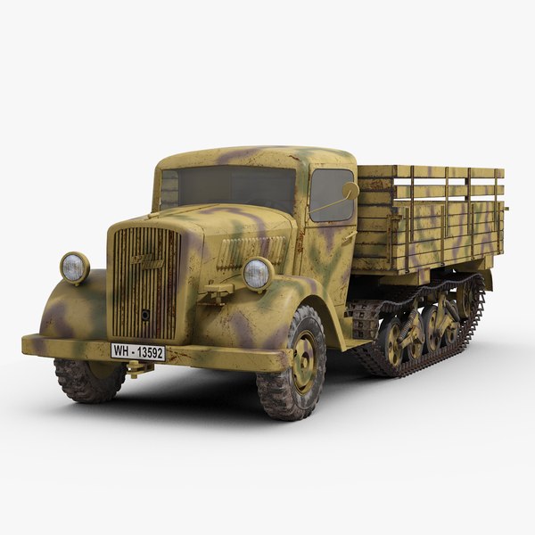 modèle 3D de Opel Blitz Maultier Camo - TurboSquid 2012270