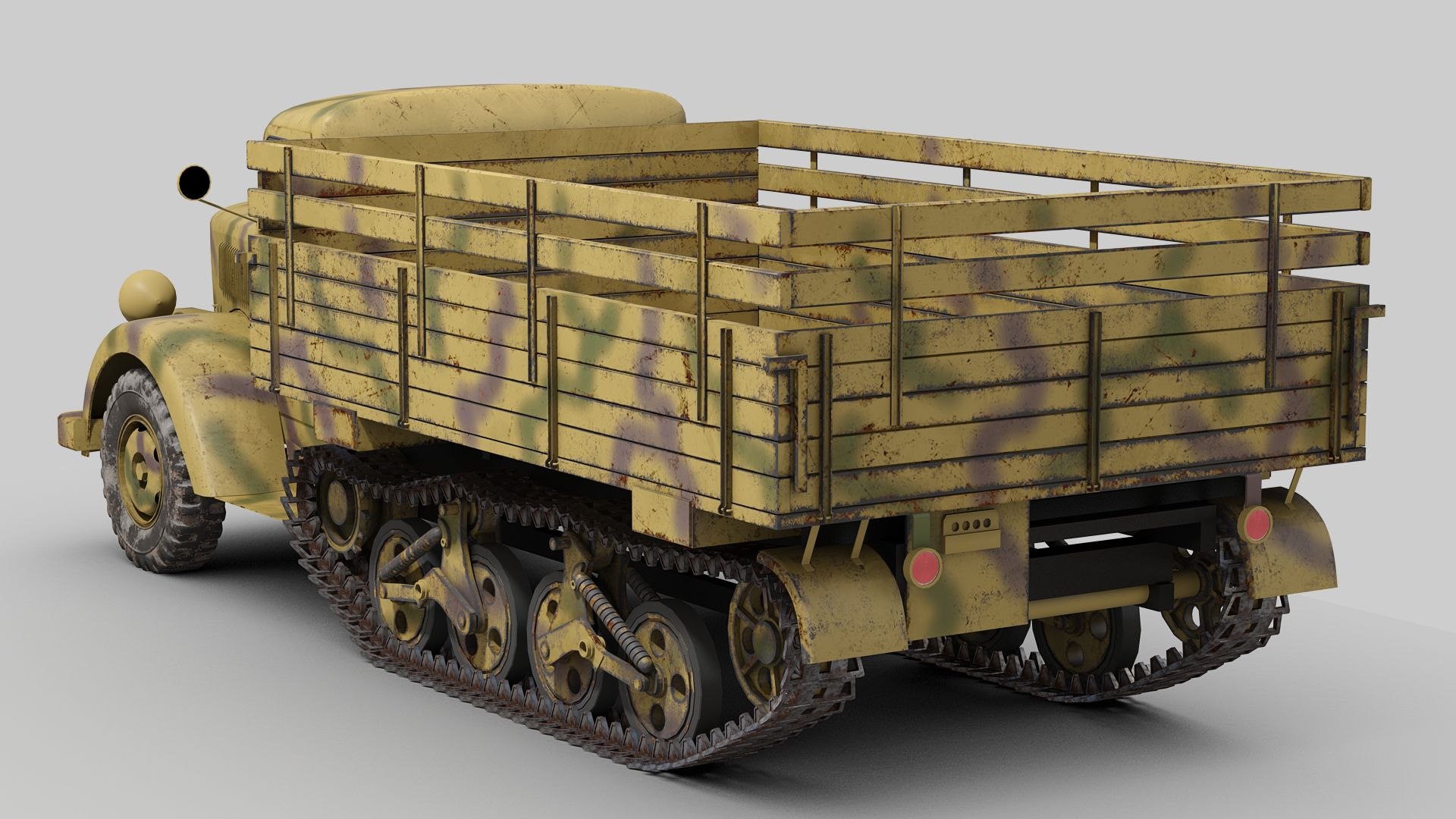 Opel Blitz Maultier Camo 3D Model - TurboSquid 2012270