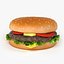 Cheeseburger Food 3d C4d