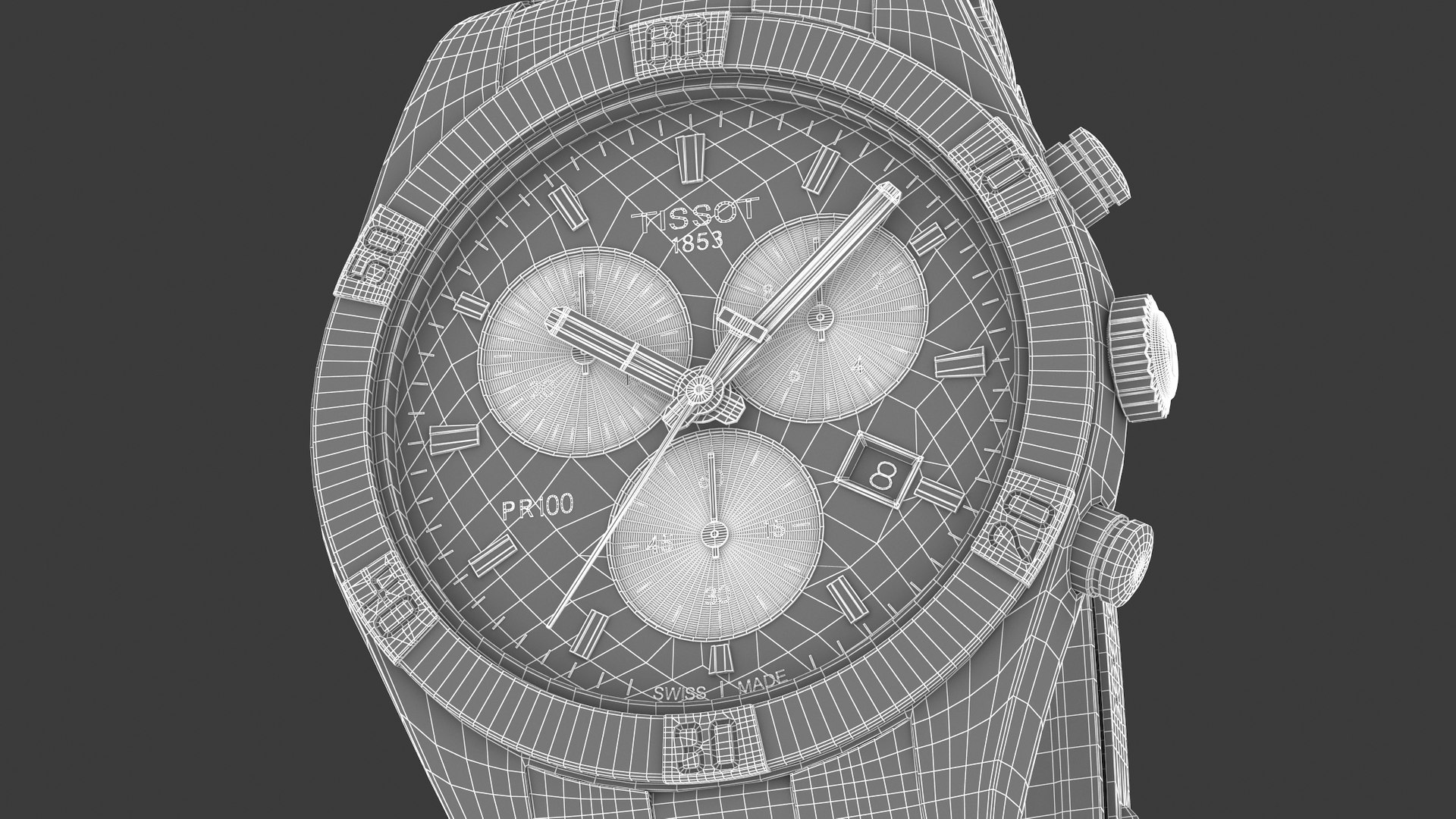 3D Model Tissot Pr 100 - TurboSquid 1565402