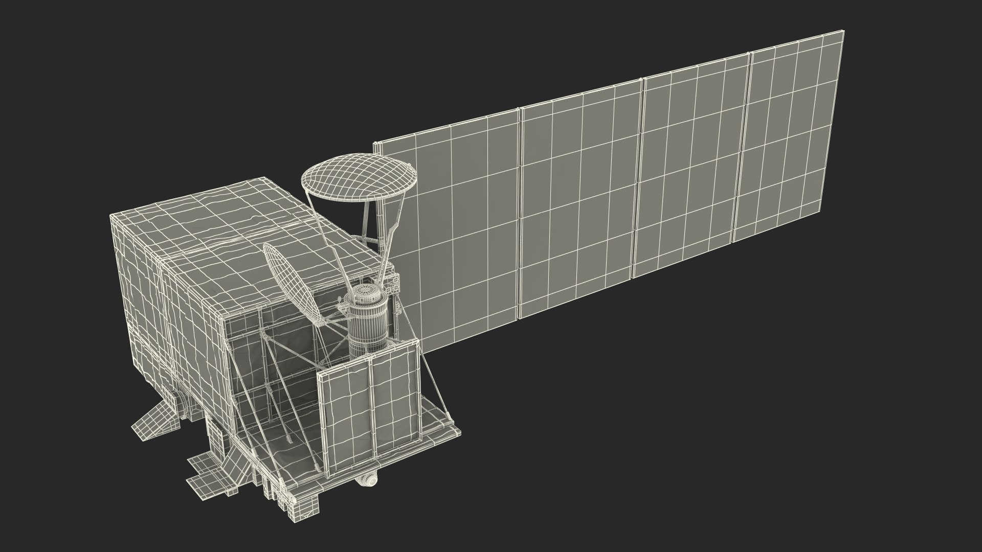 3D Geostationary Satellite With Astronaut Model - TurboSquid 2384661