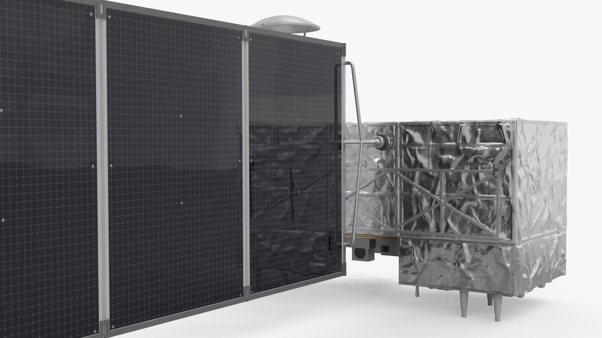 3D Geostationary Satellite With Astronaut Model - TurboSquid 2384661