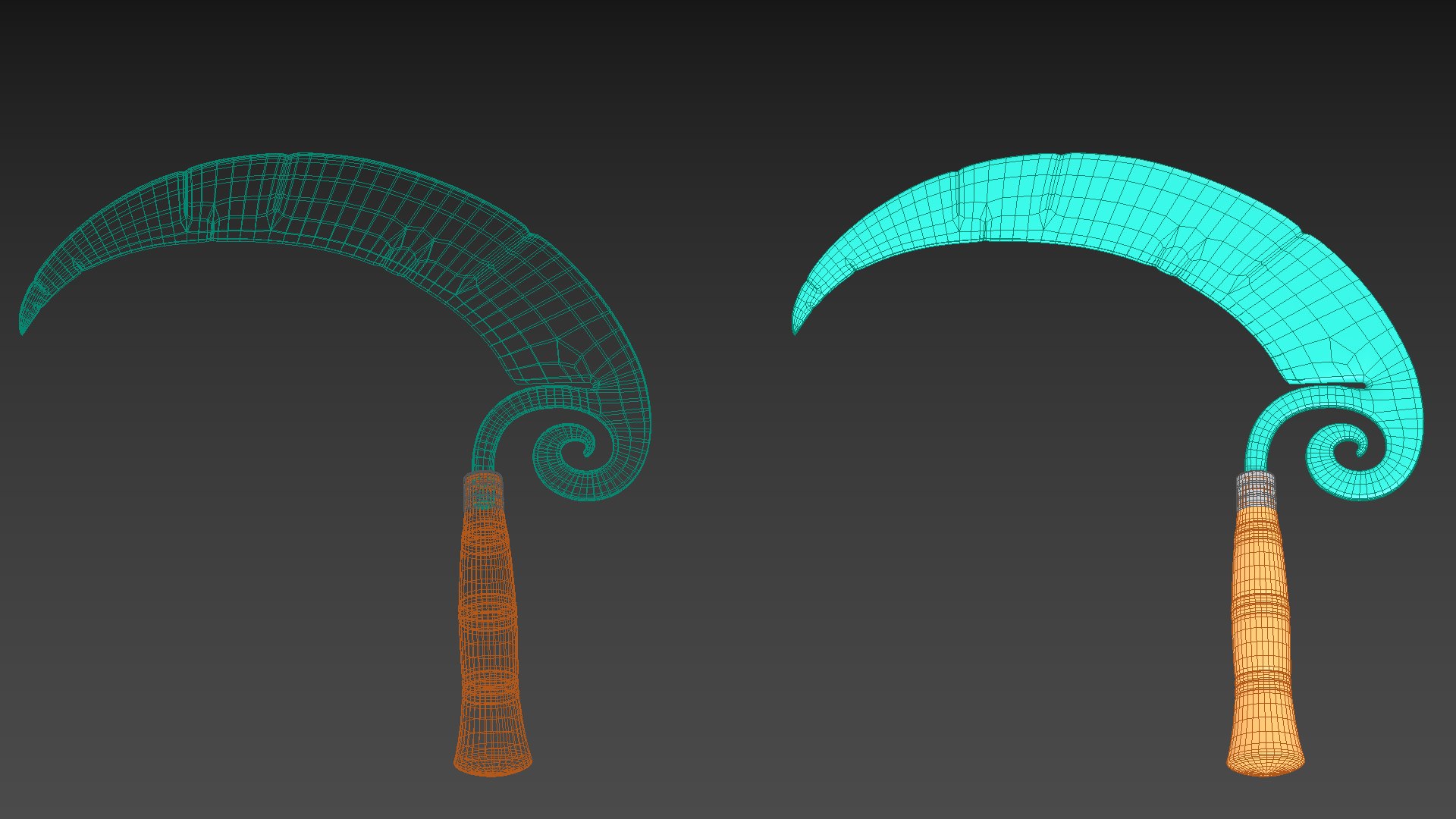 Antique Sickle Model - TurboSquid 1731055