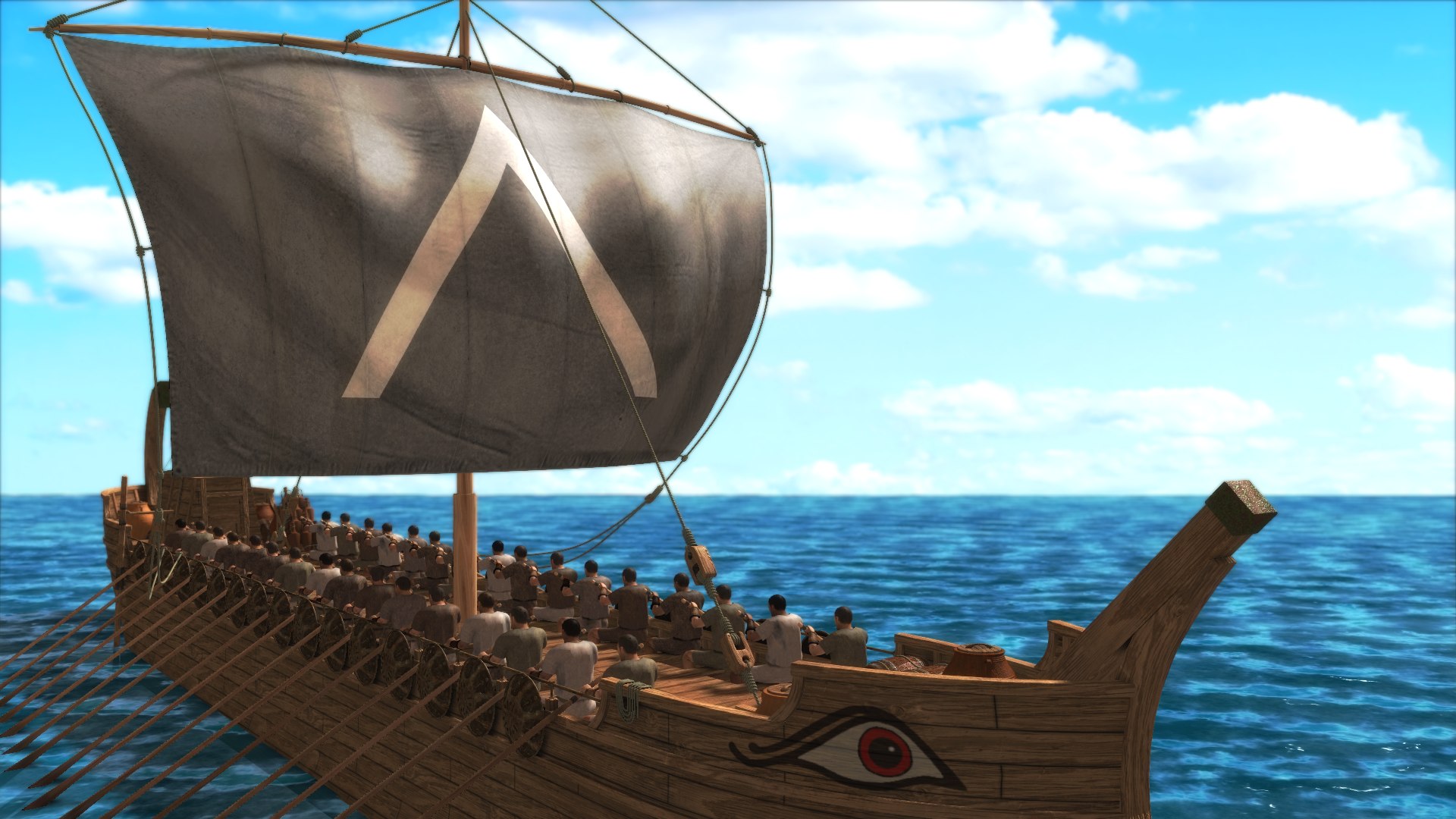 Greek Ship 3d Model