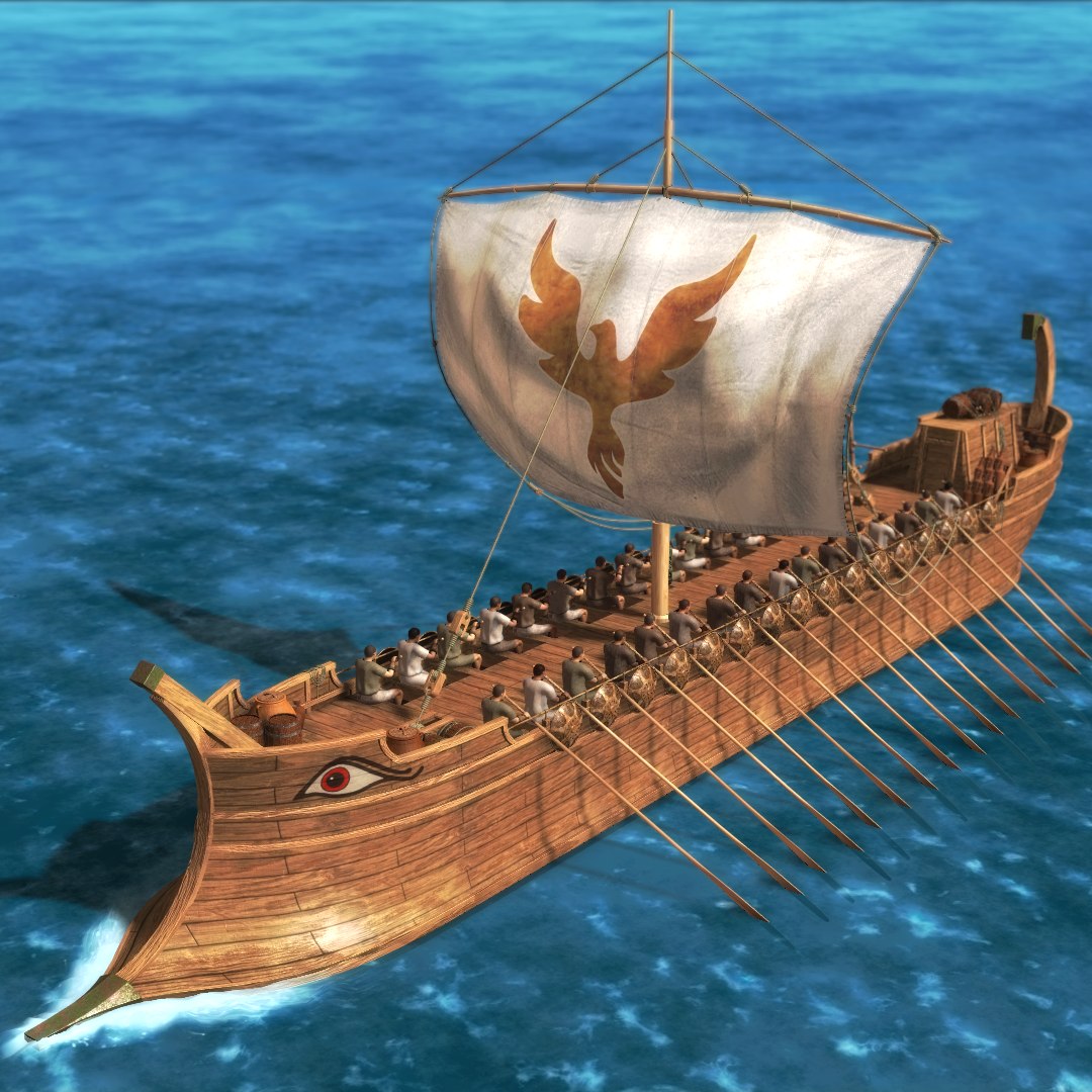 Greek Ship 3d Model
