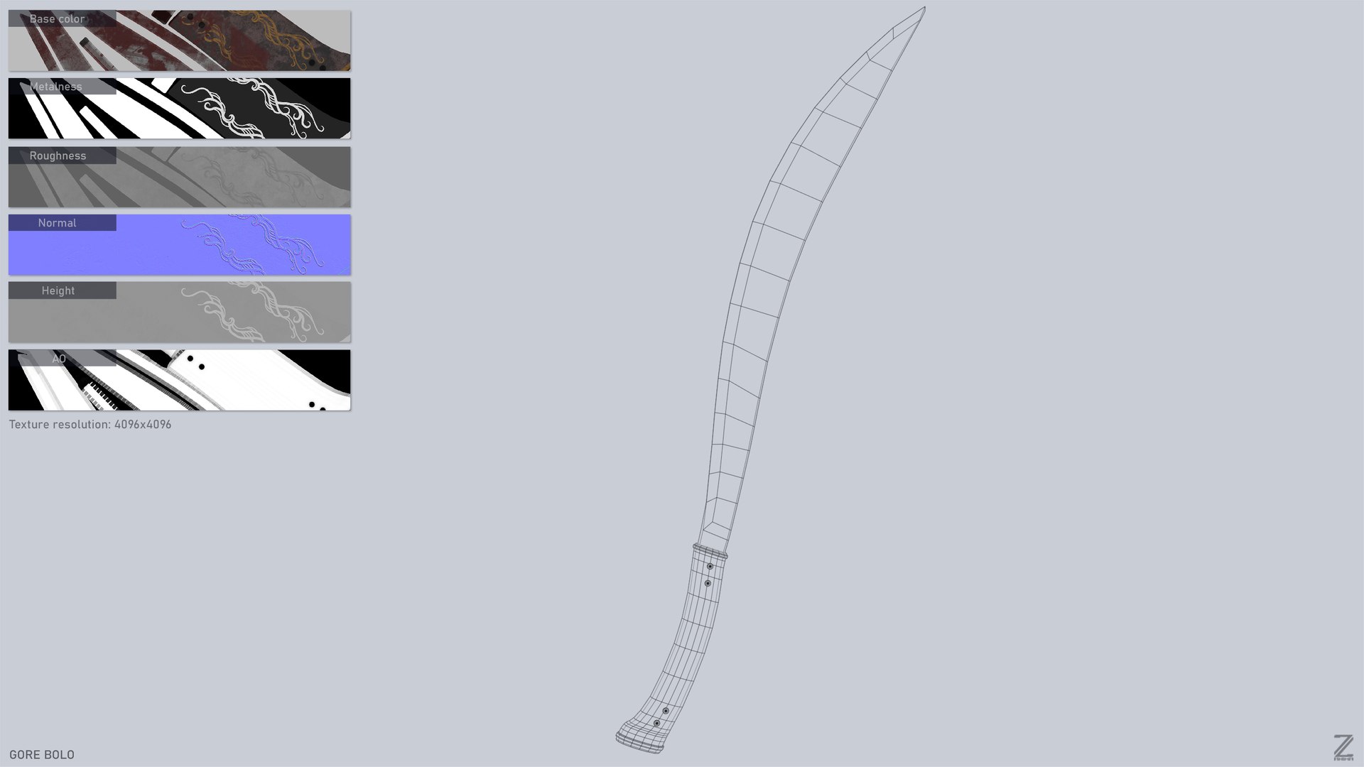 3D Gore Bolo - TurboSquid 2234798