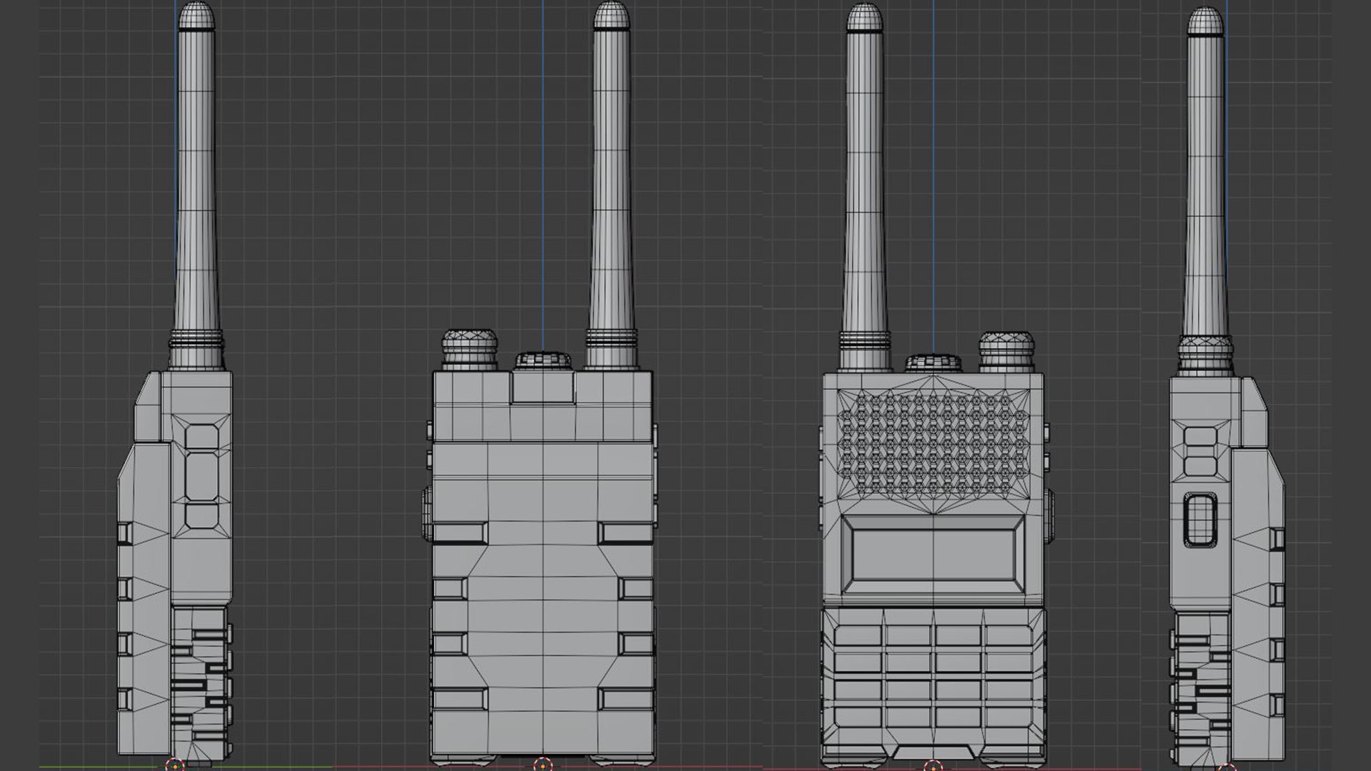 3D Walkie-Talkie Model - TurboSquid 2034946