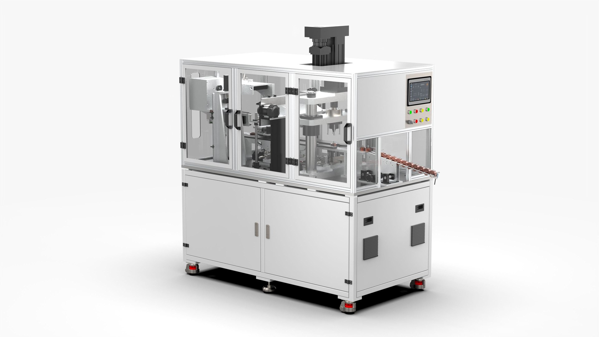 Automatic Micro Motor Rotor Into Shaft Assembly Machine 3D Model ...