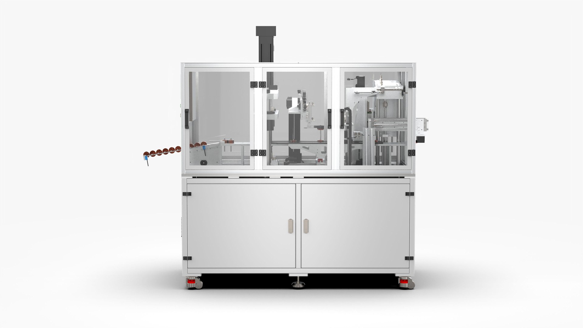 Automatic Micro Motor Rotor Into Shaft Assembly Machine 3D Model ...