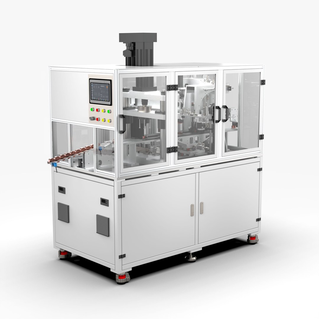 Automatic Micro Motor Rotor Into Shaft Assembly Machine 3D Model ...