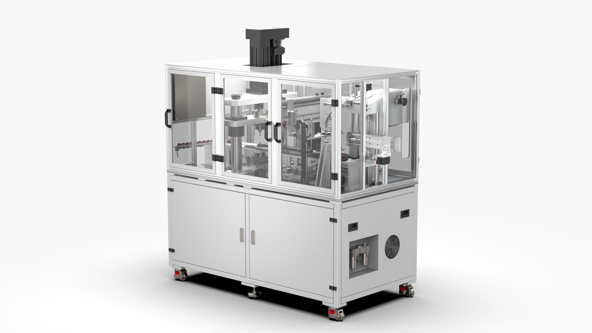 Automatic Micro Motor Rotor Into Shaft Assembly Machine 3D Model ...