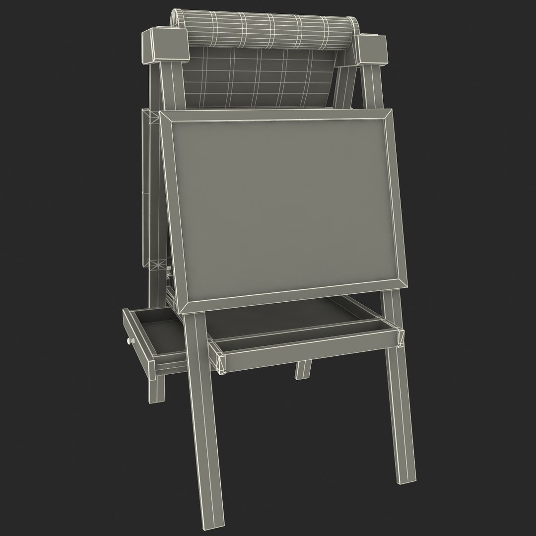 3d model easel small
