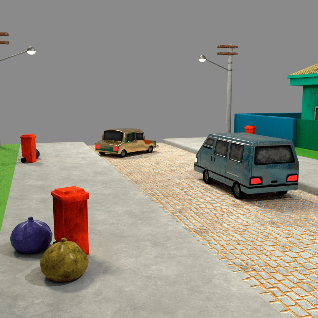 Modular City Neighborhood 3D Model - TurboSquid 1502930