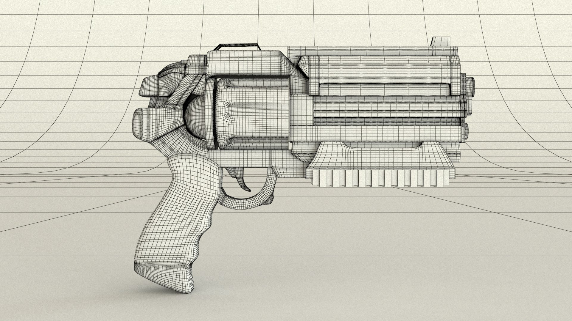 3D Model Laos Game Revolver - TurboSquid 2013653