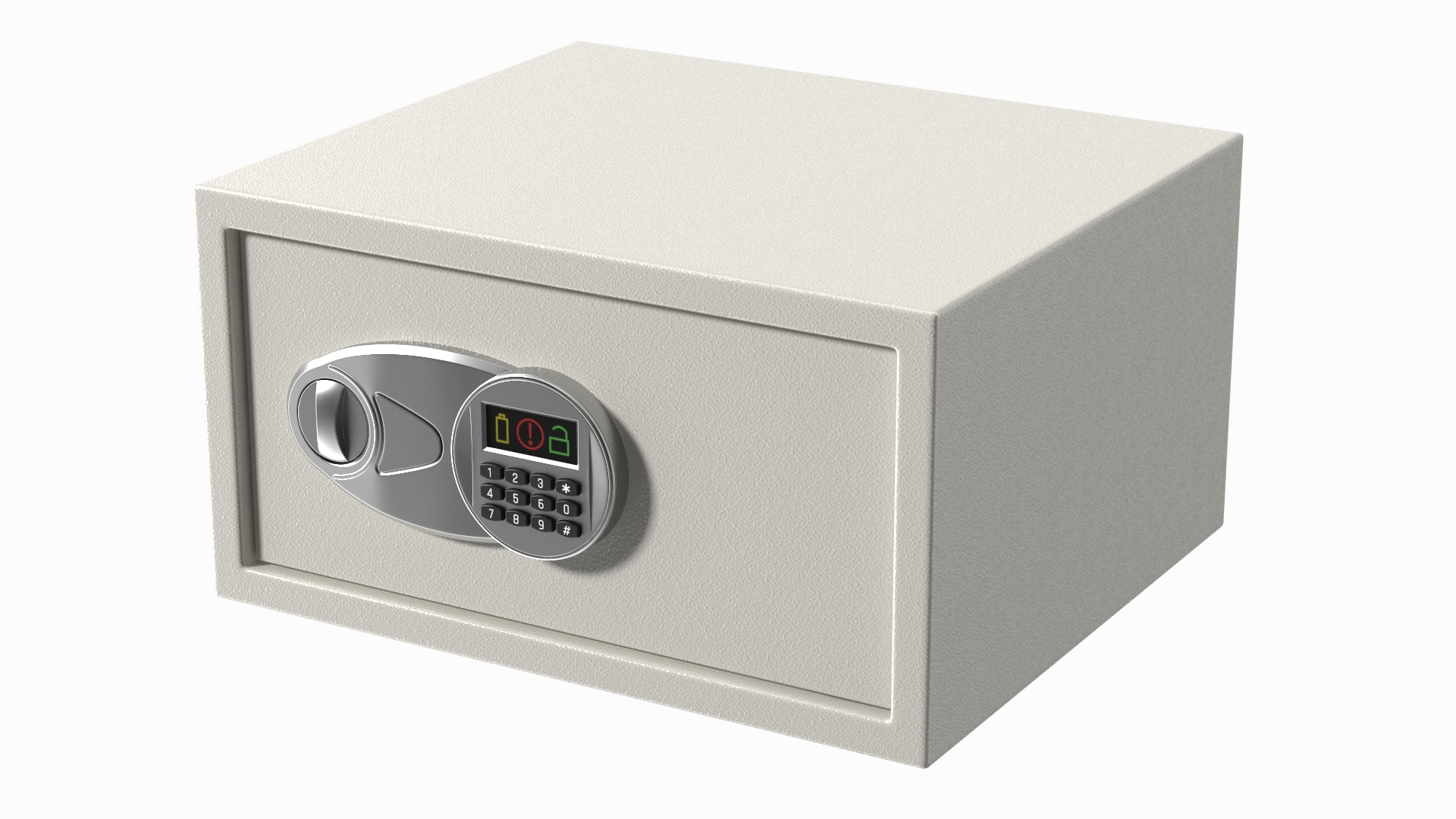 3D Digital Safe White Model - TurboSquid 2060276