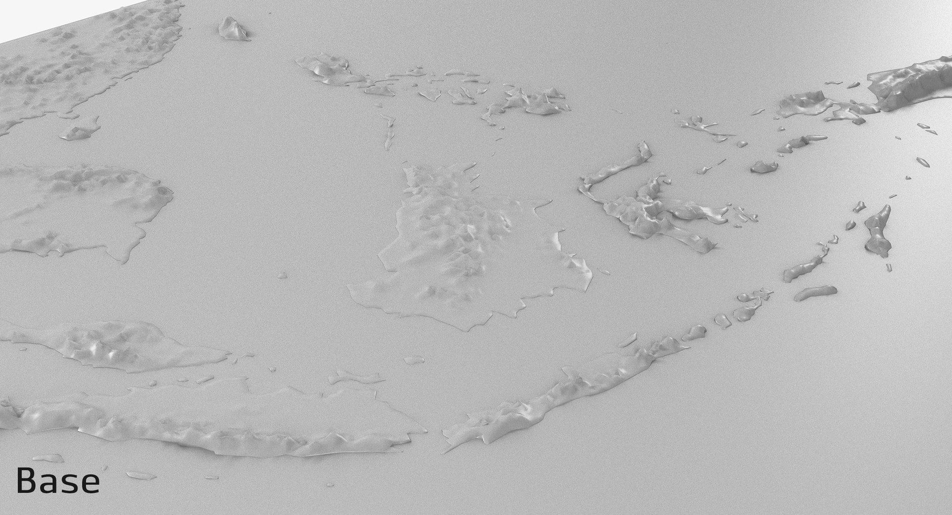 Australia Topographic Map 3D Model - TurboSquid 2324813