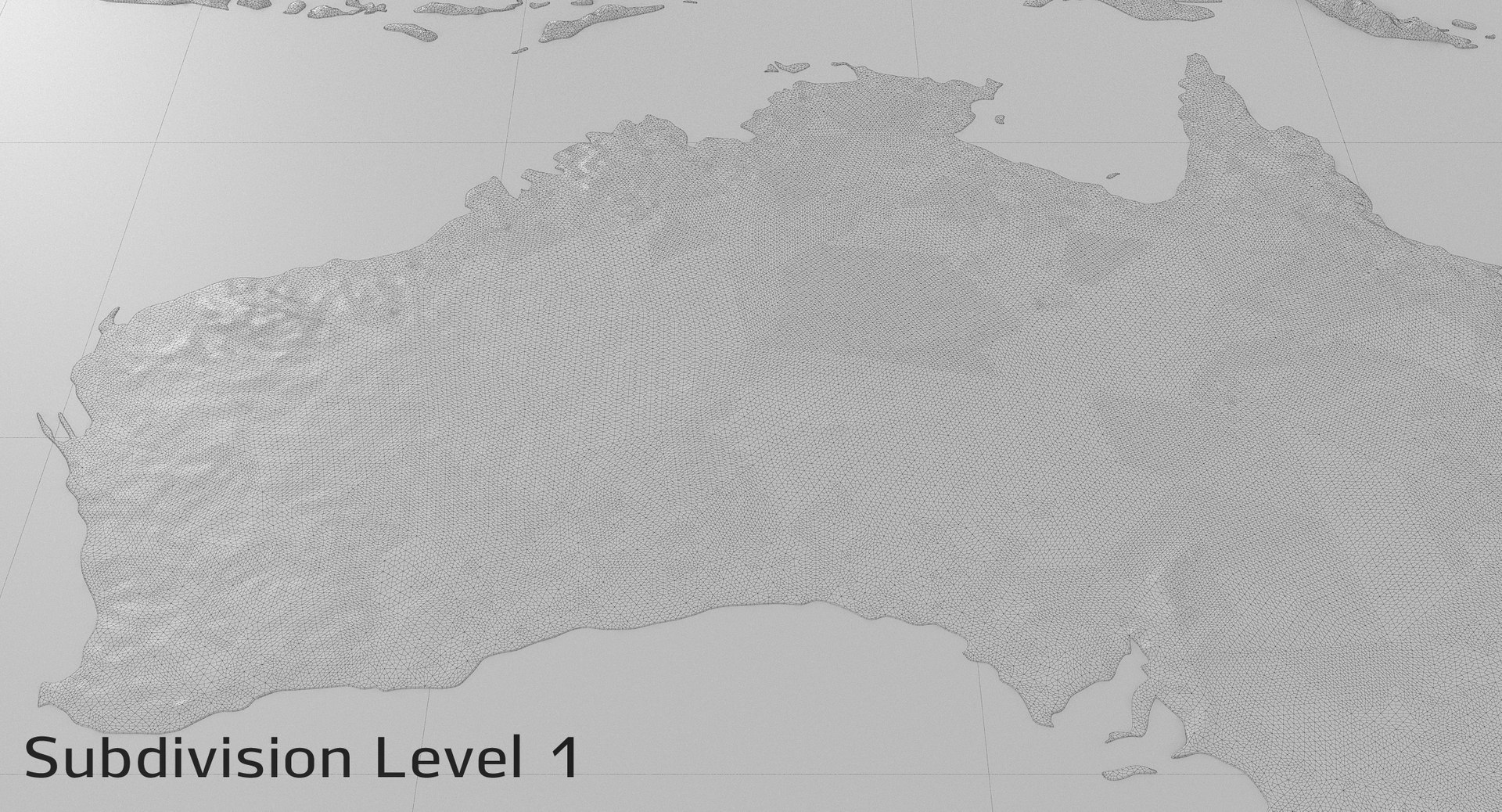 Australia Topographic Map 3D Model - TurboSquid 2324813