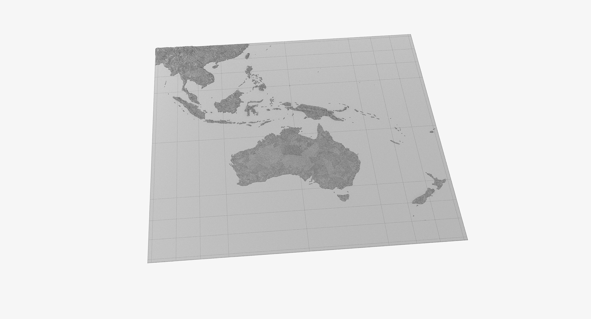 Australia Topographic Map 3D Model - TurboSquid 2324813
