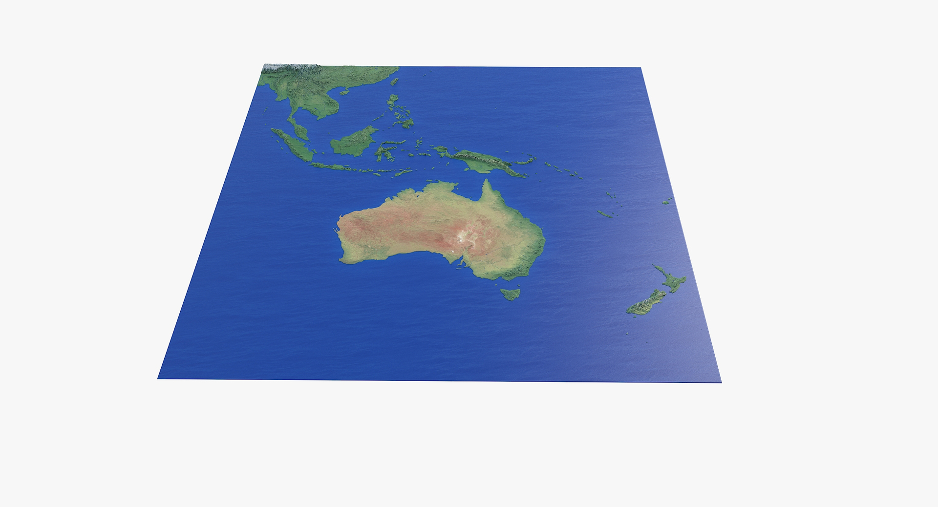 Australia Topographic Map 3D Model - TurboSquid 2324813