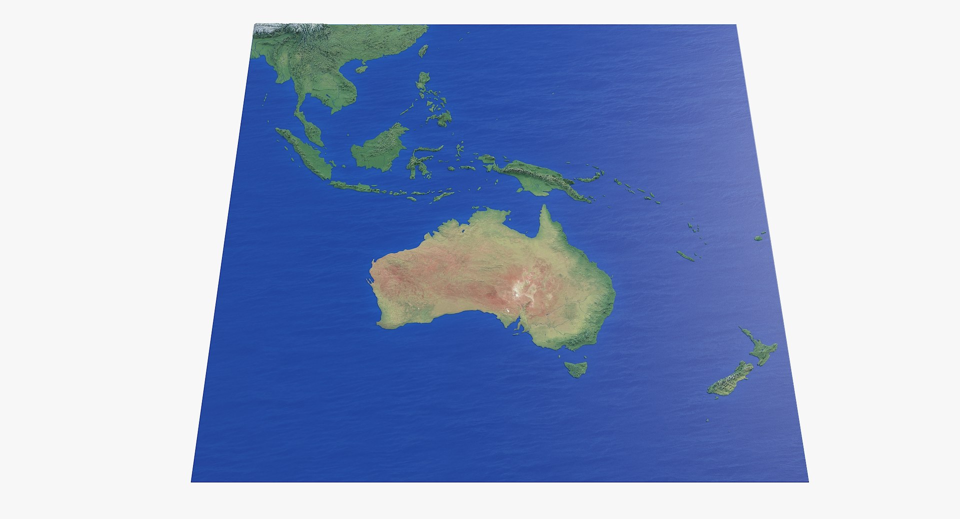 Australia Topographic Map 3D Model - TurboSquid 2324813