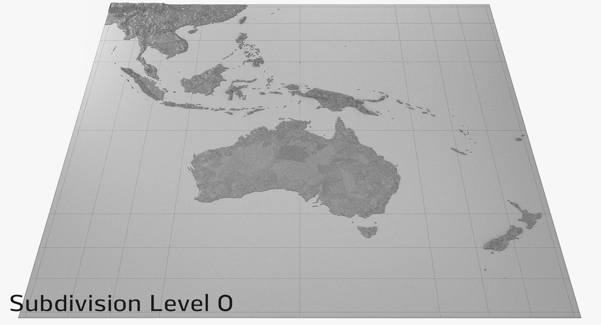 Australia Topographic Map 3D Model - TurboSquid 2324813