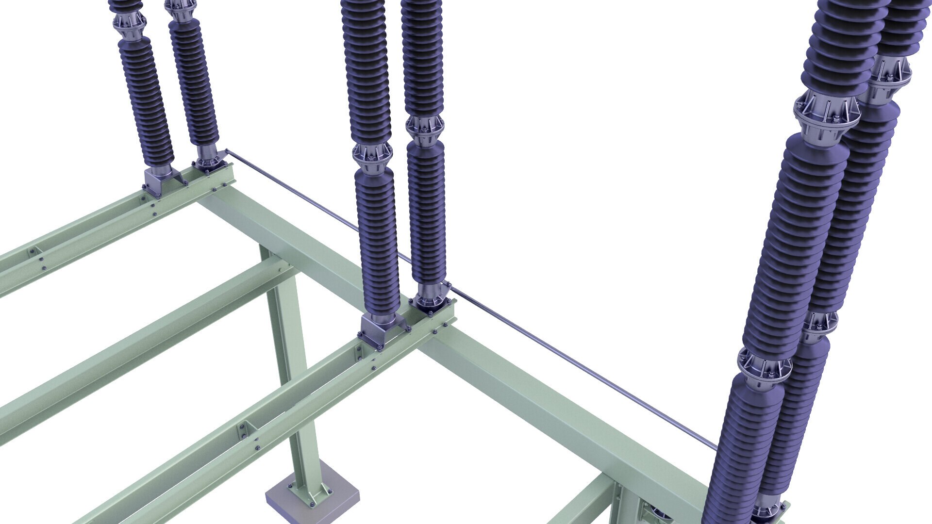 Substation Disconnectors ON And OFF SET V35 V36 3D - TurboSquid 2399698
