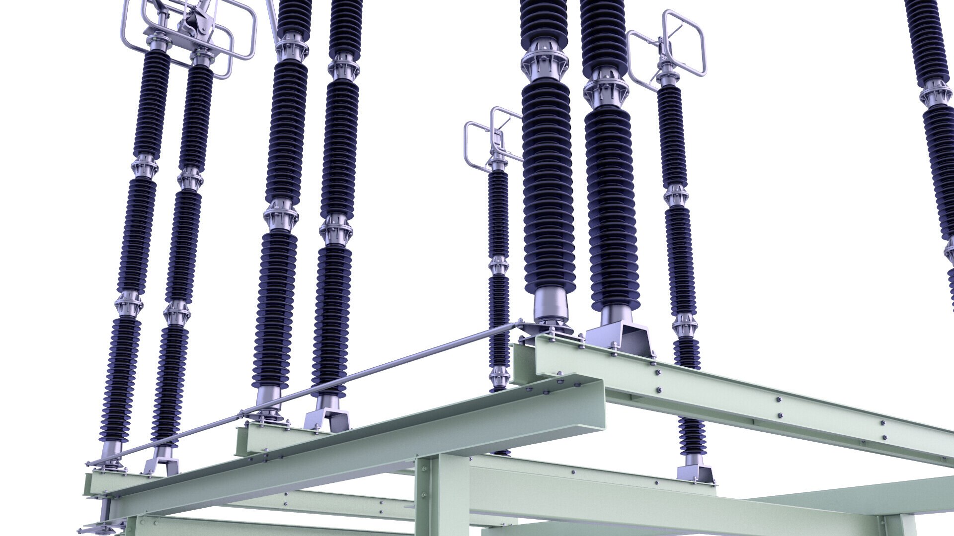 Substation Disconnectors ON And OFF SET V35 V36 3D - TurboSquid 2399698