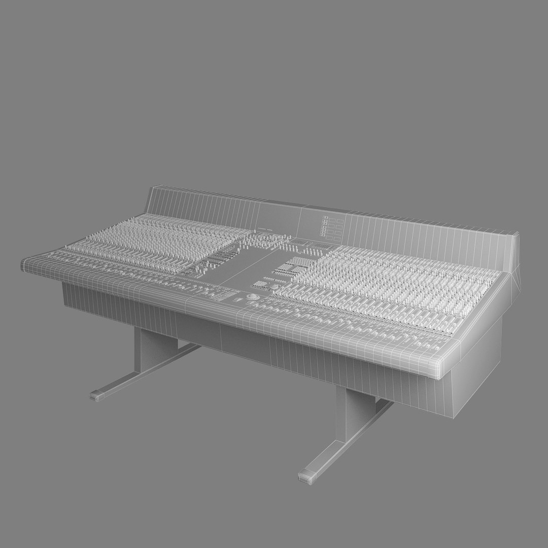 Neve Mastering Console 3d Model