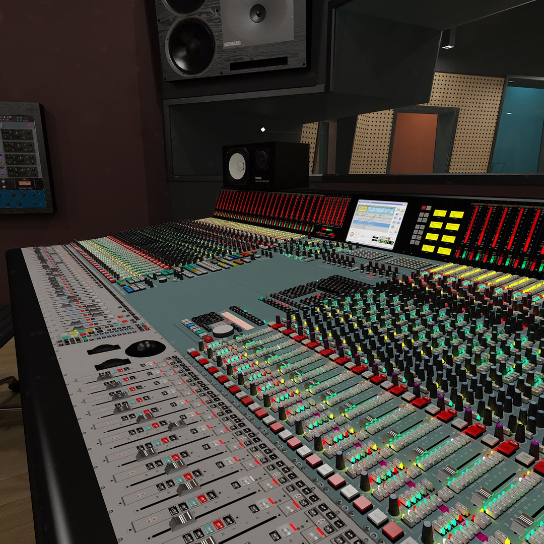 Neve Mastering Console 3d Model