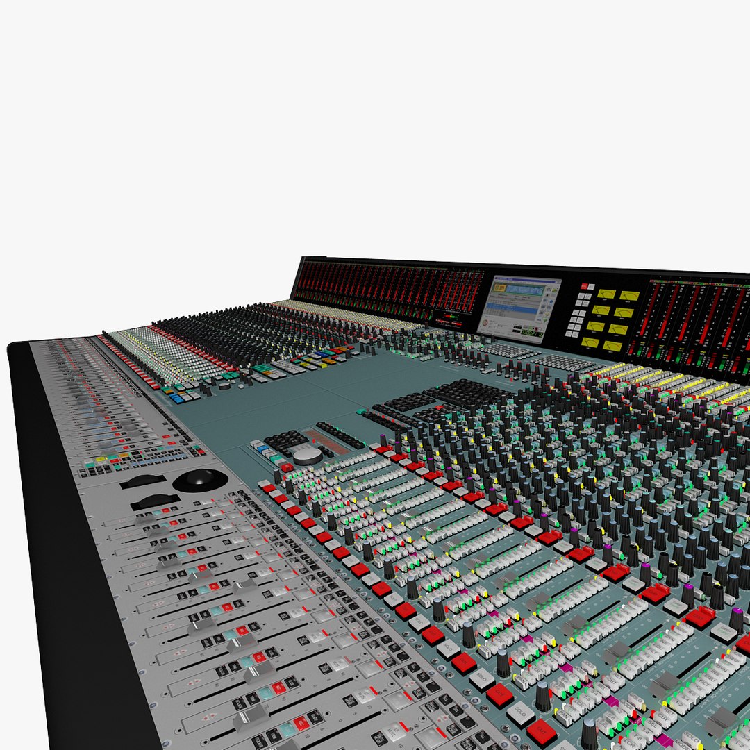 Neve Mastering Console 3d Model