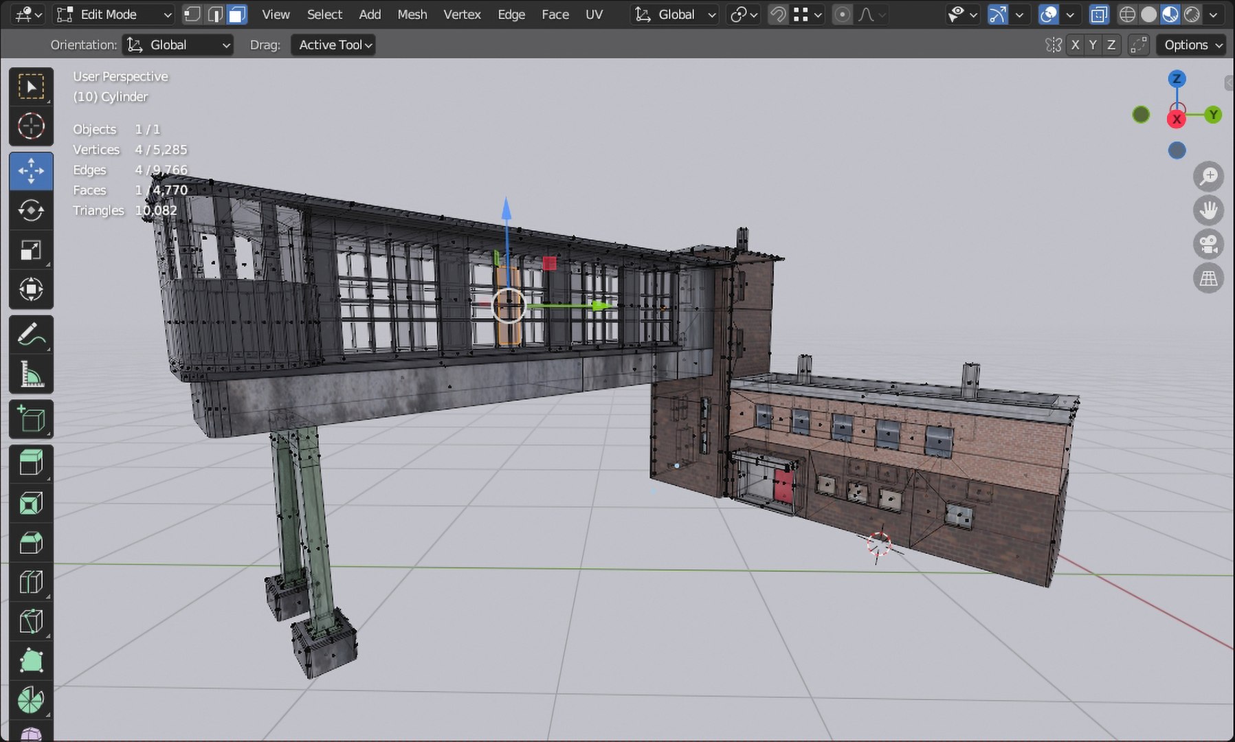 Signal Gantry Box 3D Model - TurboSquid 2068699