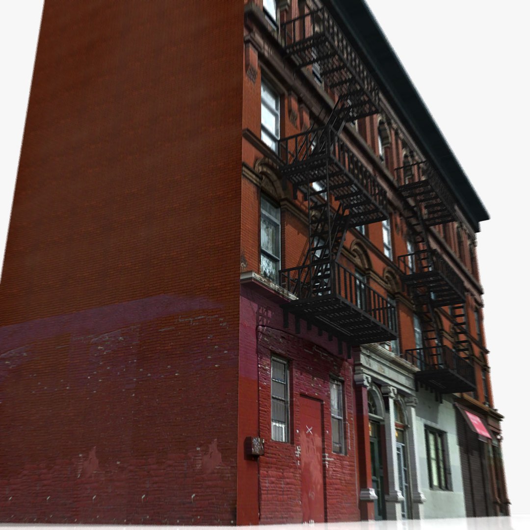 3d photorealistic 10 buildings set