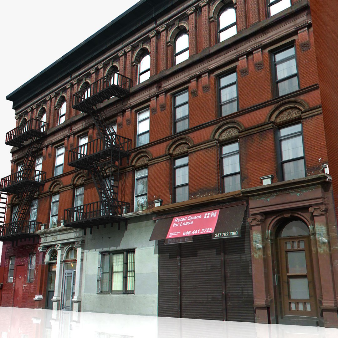 3d photorealistic 10 buildings set