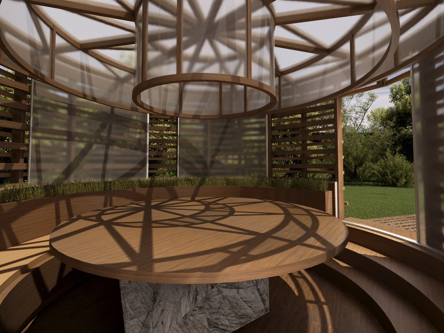 3ds max garden house
