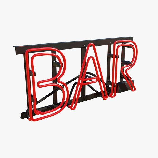 modelo 3d Neon Bar Sign - TurboSquid 2009243