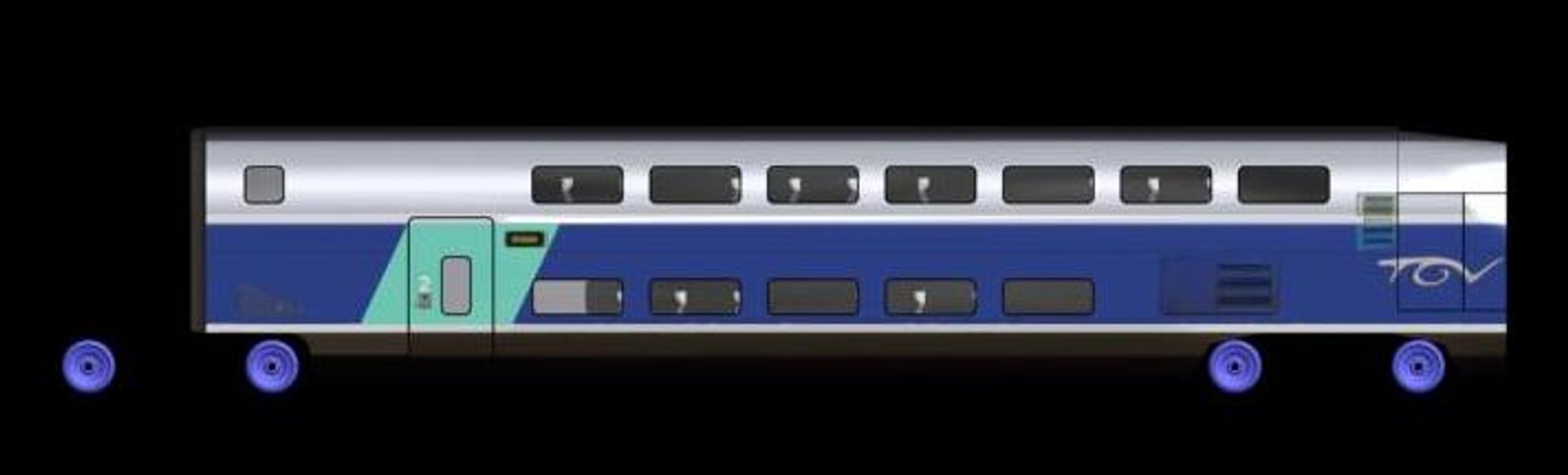 Tgv Duplex Car 8 Max