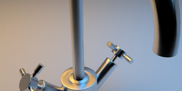free kitchen tap 3d model