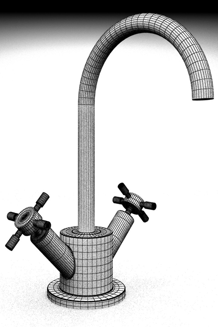 Free Kitchen Tap 3d Model
