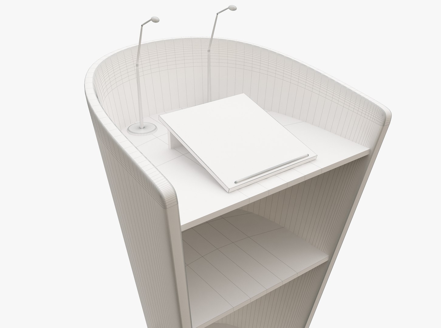 3D Lectern Model - TurboSquid 1825606
