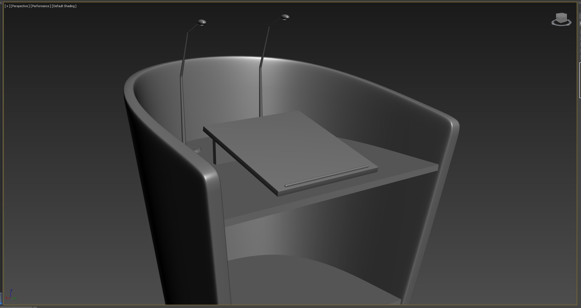 3D Lectern Model - TurboSquid 1825606