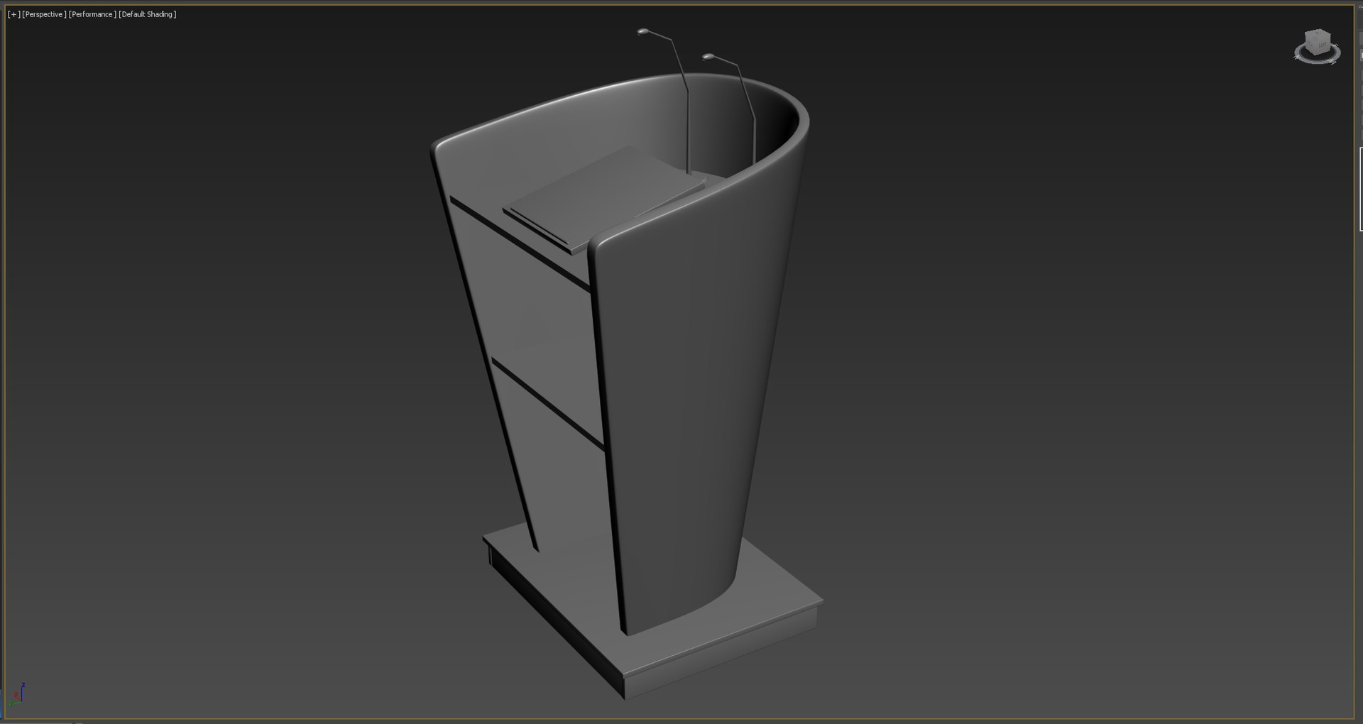3D Lectern Model - TurboSquid 1825606