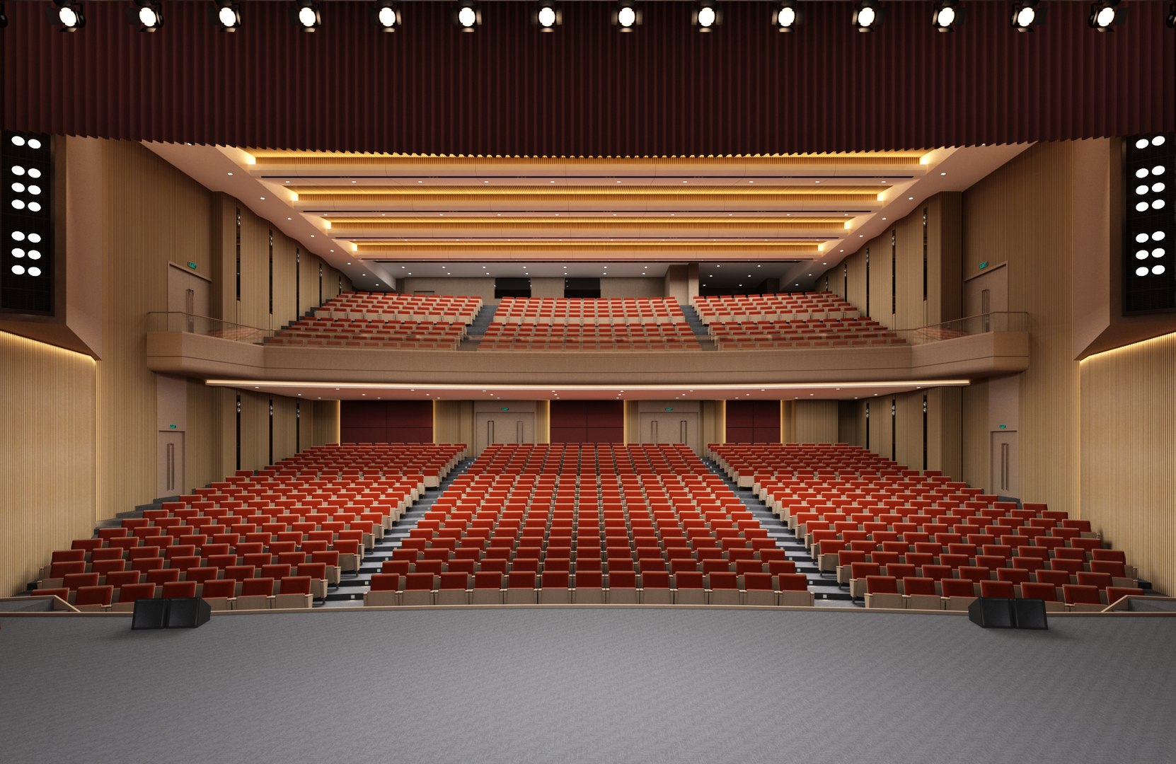 Theater Interior 01 3D - TurboSquid 2238712