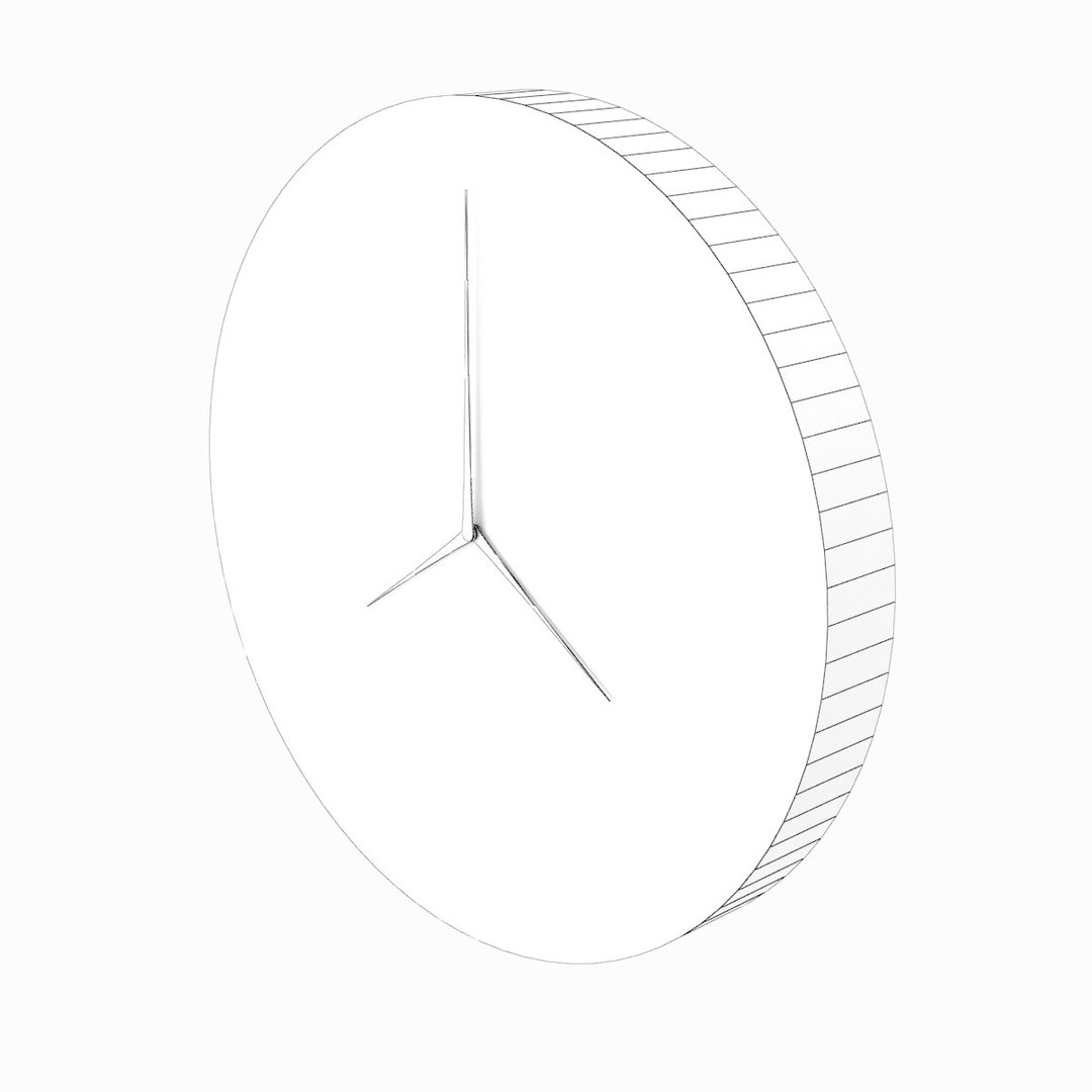 3d Model Wall Clock