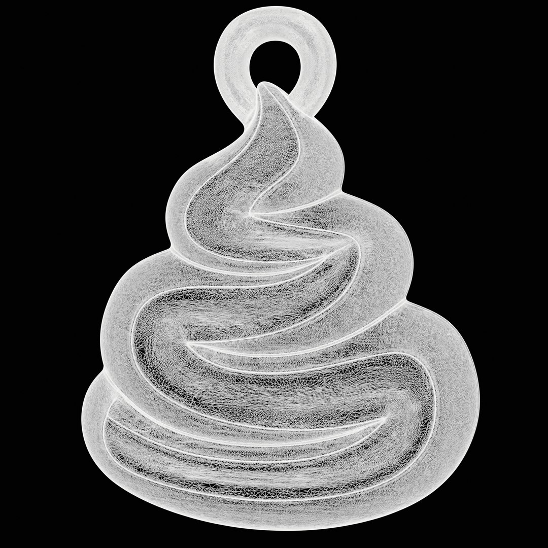 3D Funny Poop Symbol Jewelry - TurboSquid 2431000