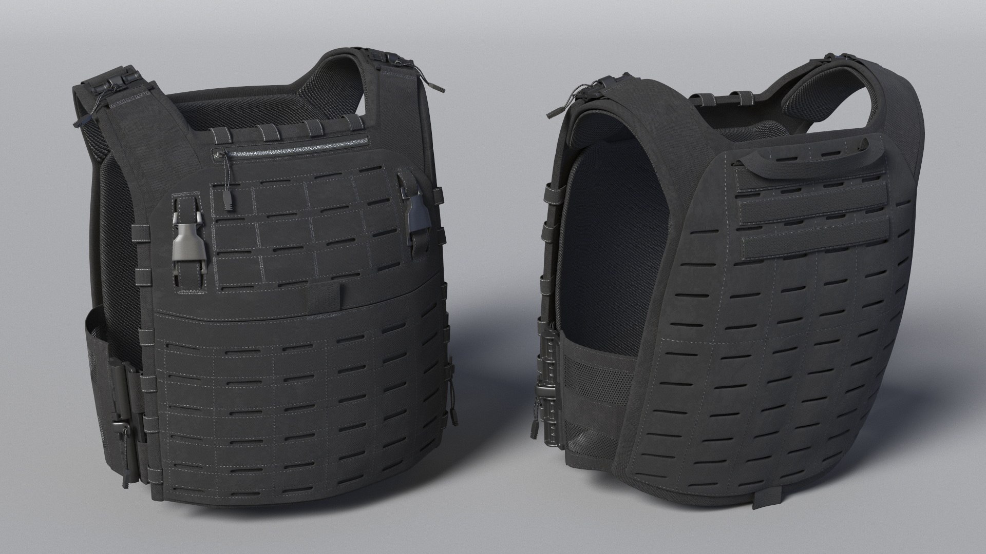 Plate Carrier Ballistic Vest 3D Model - TurboSquid 2342538