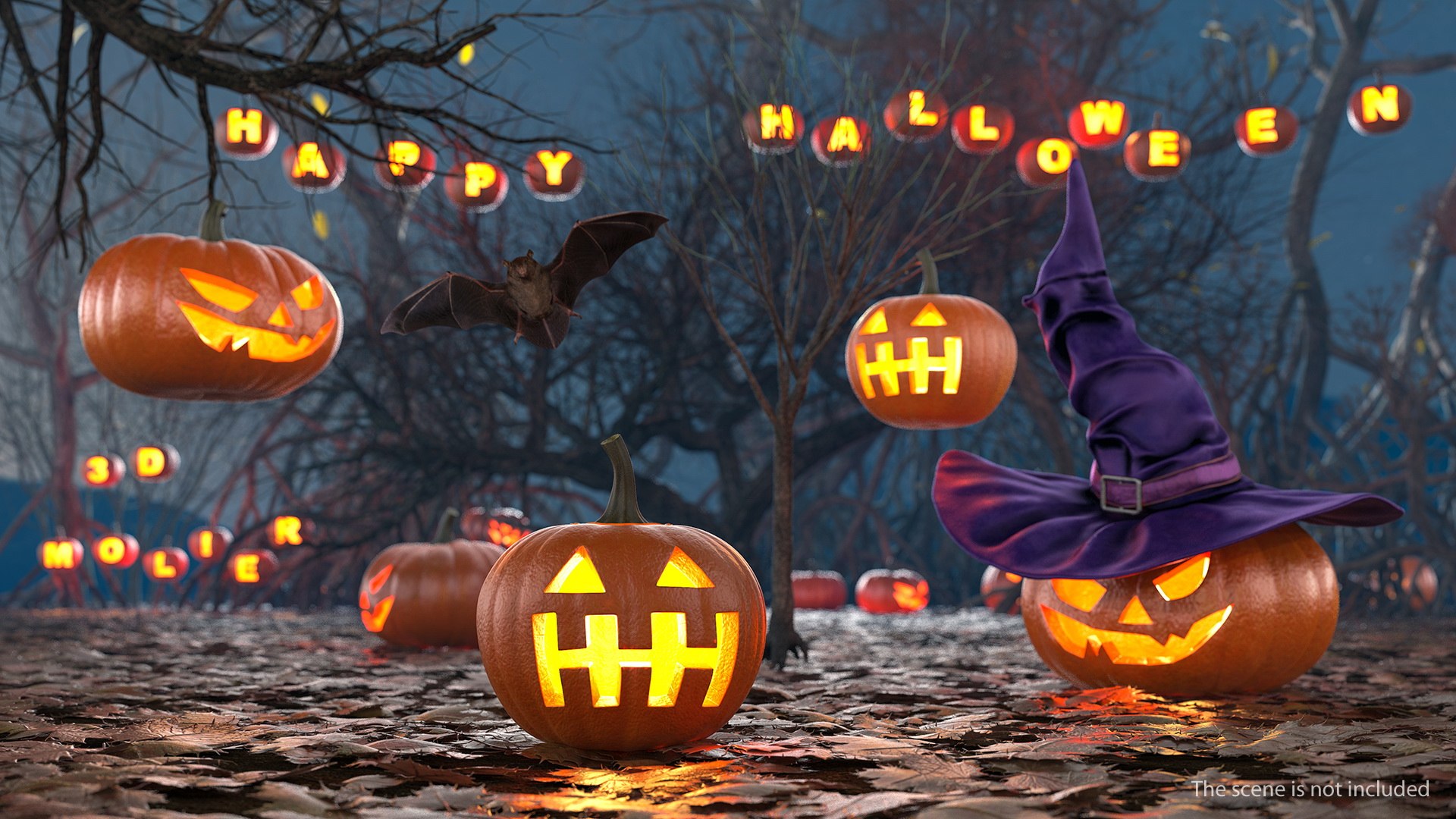 3D Halloween Pumpkinhead Model - TurboSquid 1450668