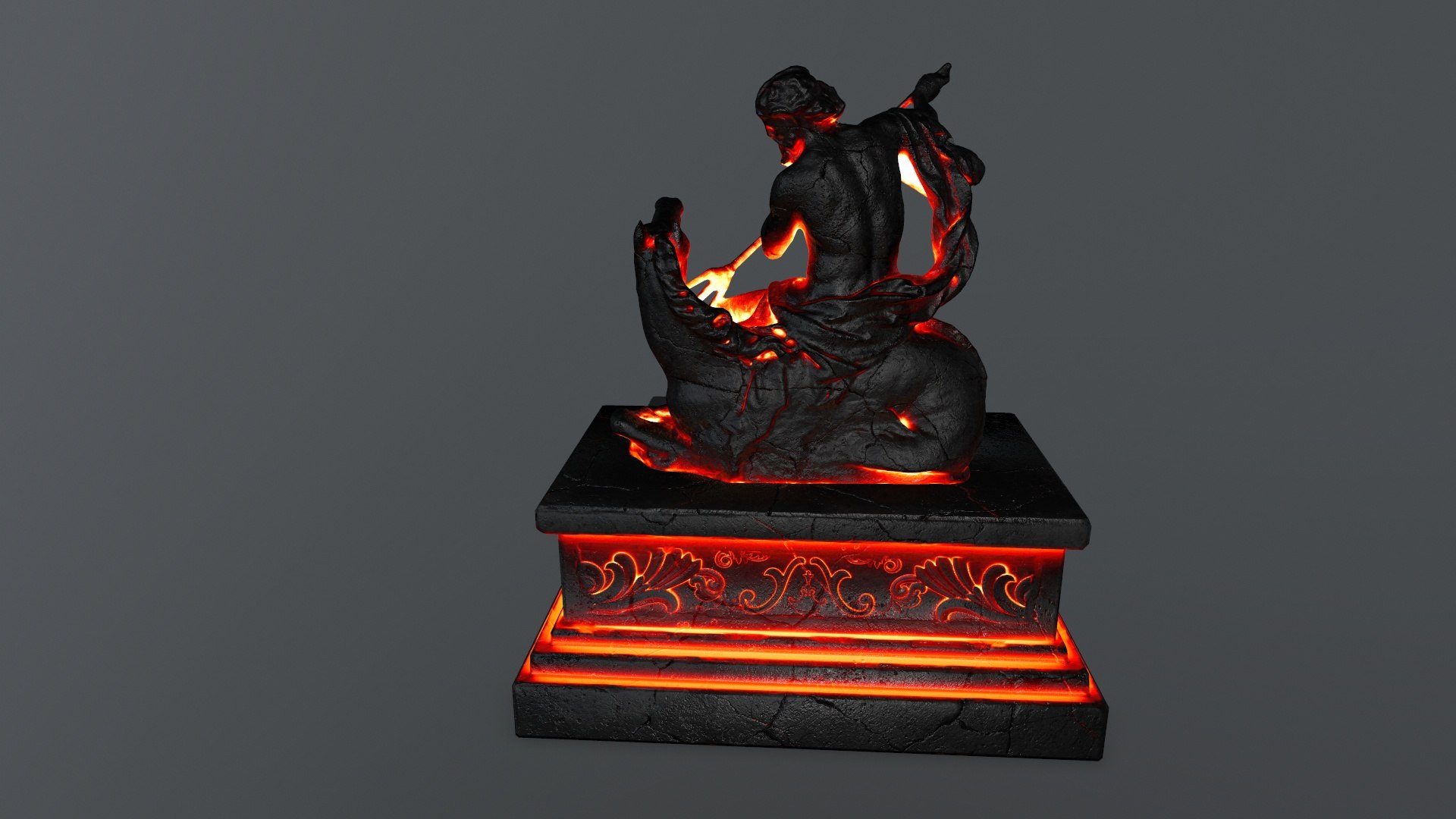 3D Neptune Statue - TurboSquid 1394971