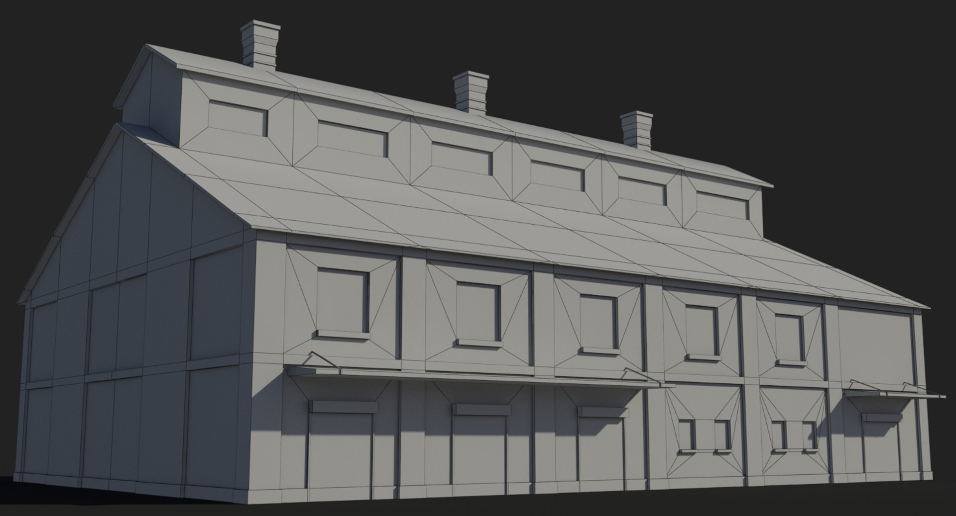 Ready Warehouse Factory 3D Model - TurboSquid 1547793